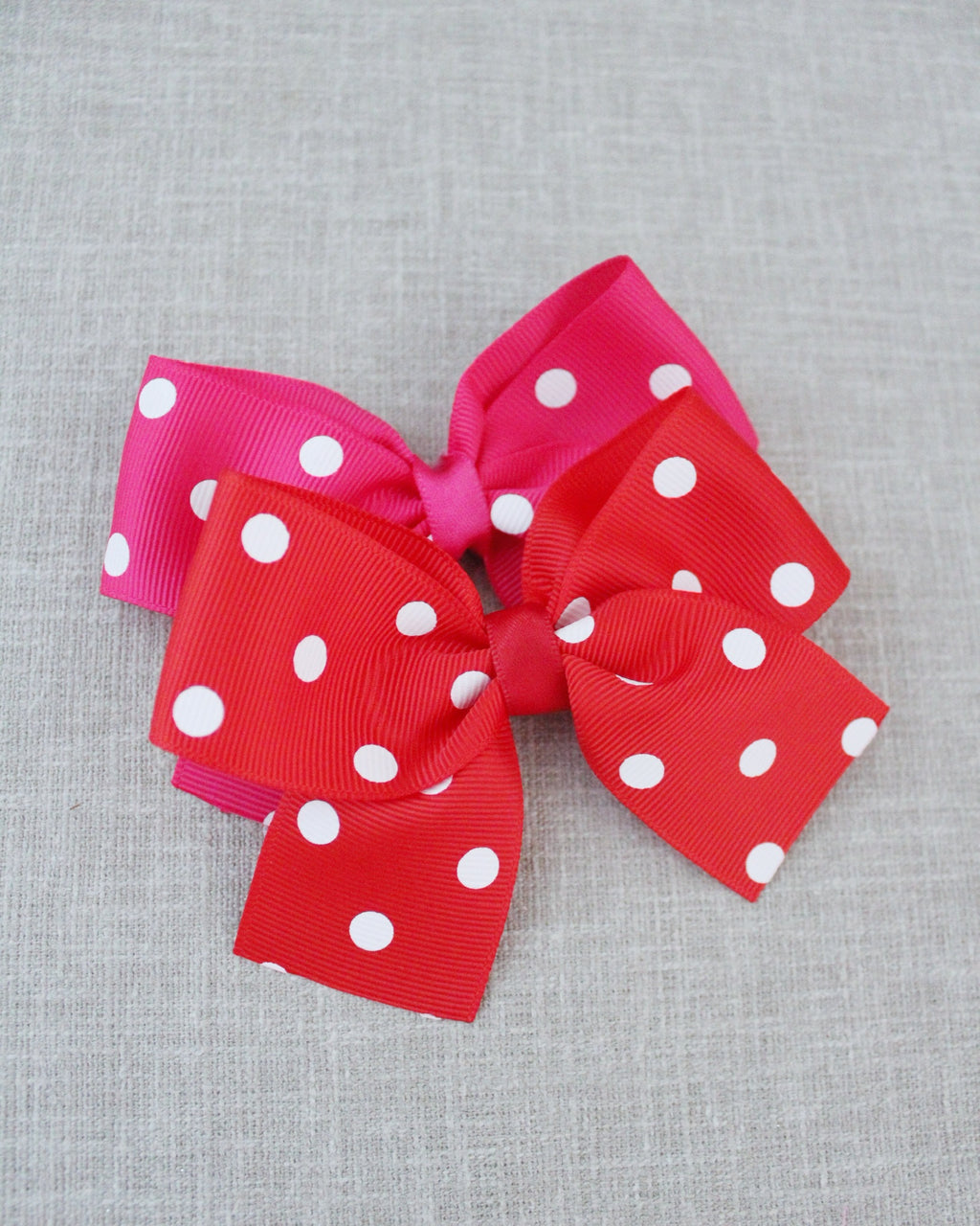 POLKA DOT Hair Bows, Minnie Mouse Bow, Costume Accessories, Hair Clip – Kailee P. Inc.