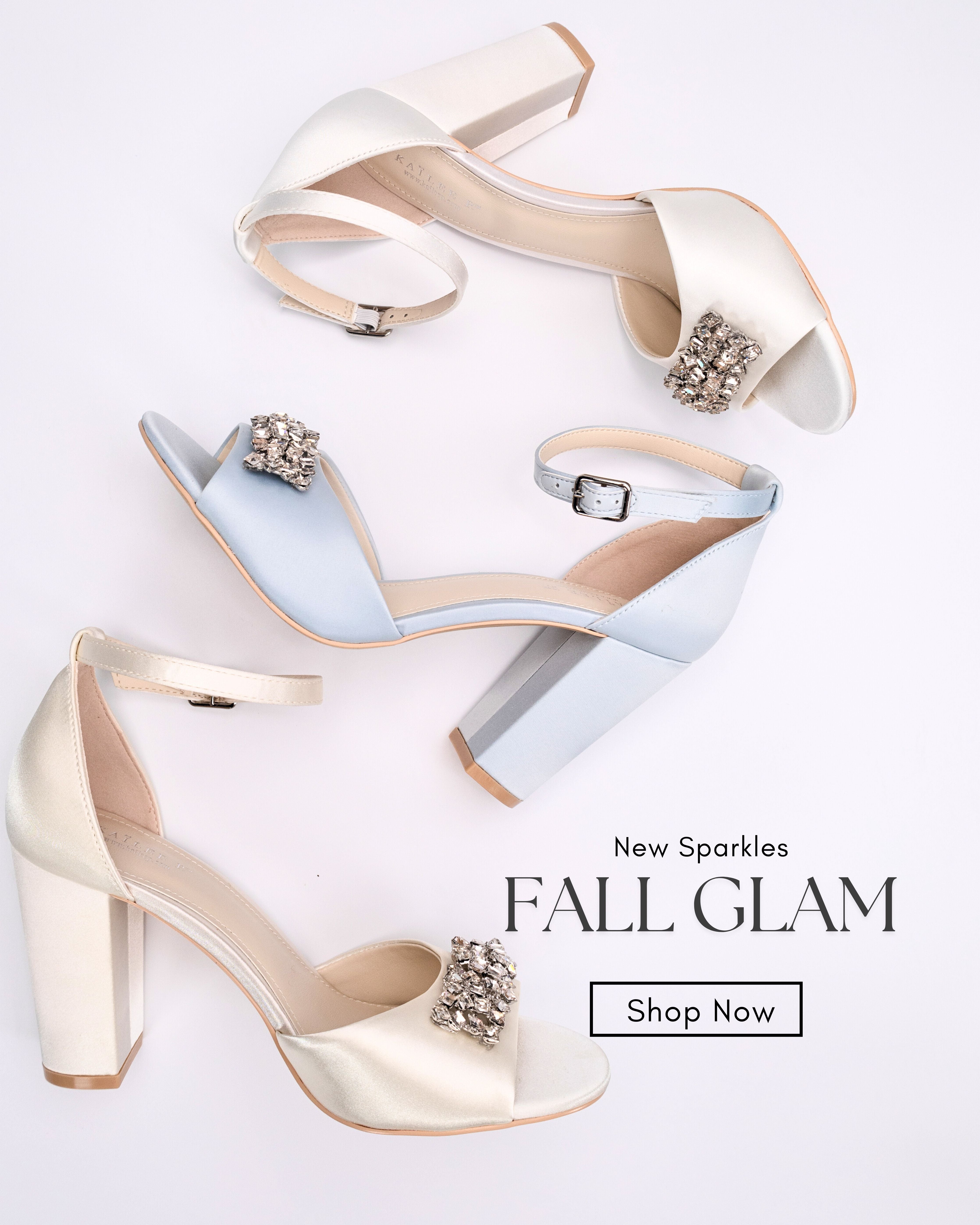 Sparkly Bridal Shoes | Glitter, Rhinestone & Bridal Heels – Kailee P. Inc.