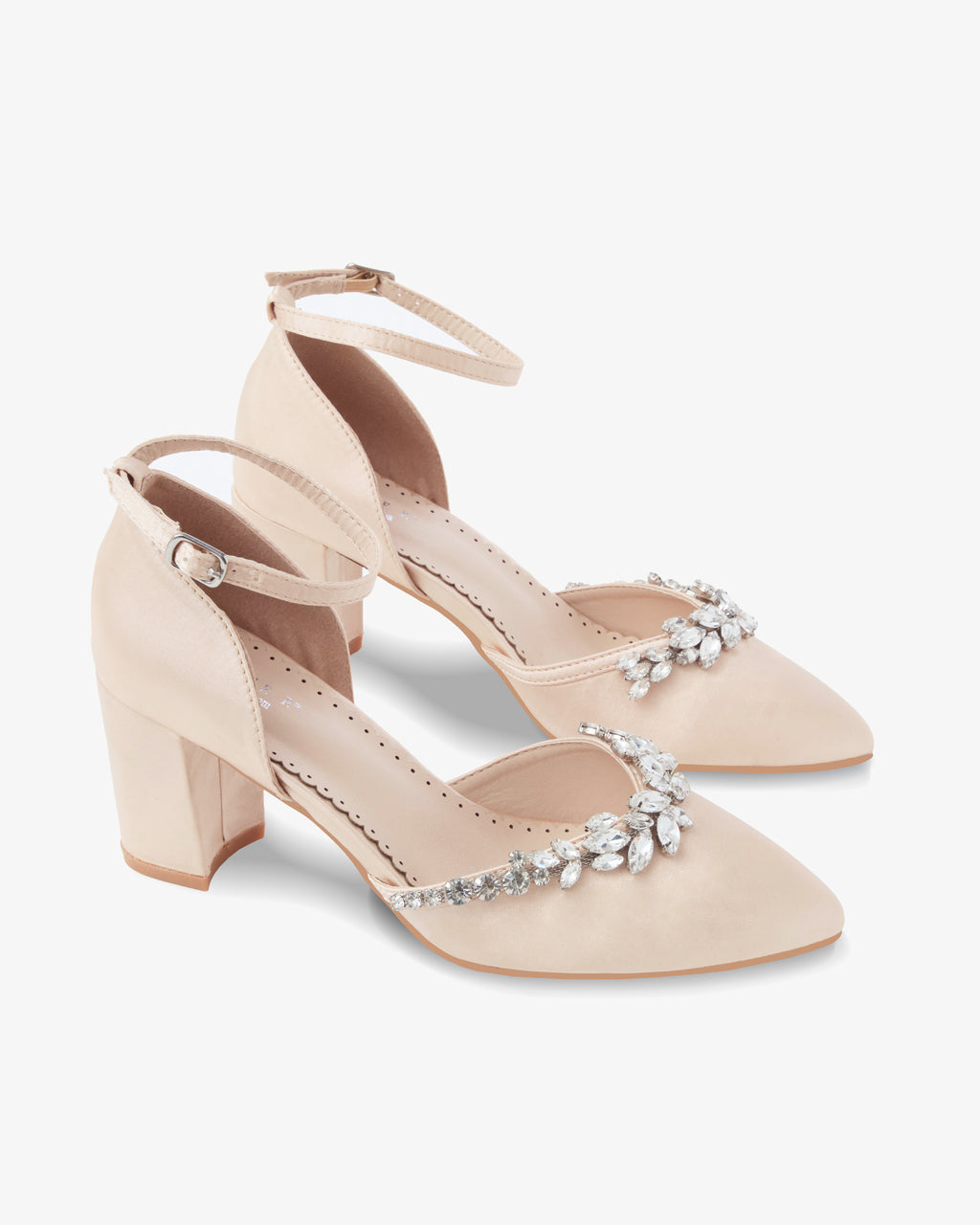 Marquise Rhinestone Block Heel Evening Shoes, Prom Shoes, Bridesmaids ...