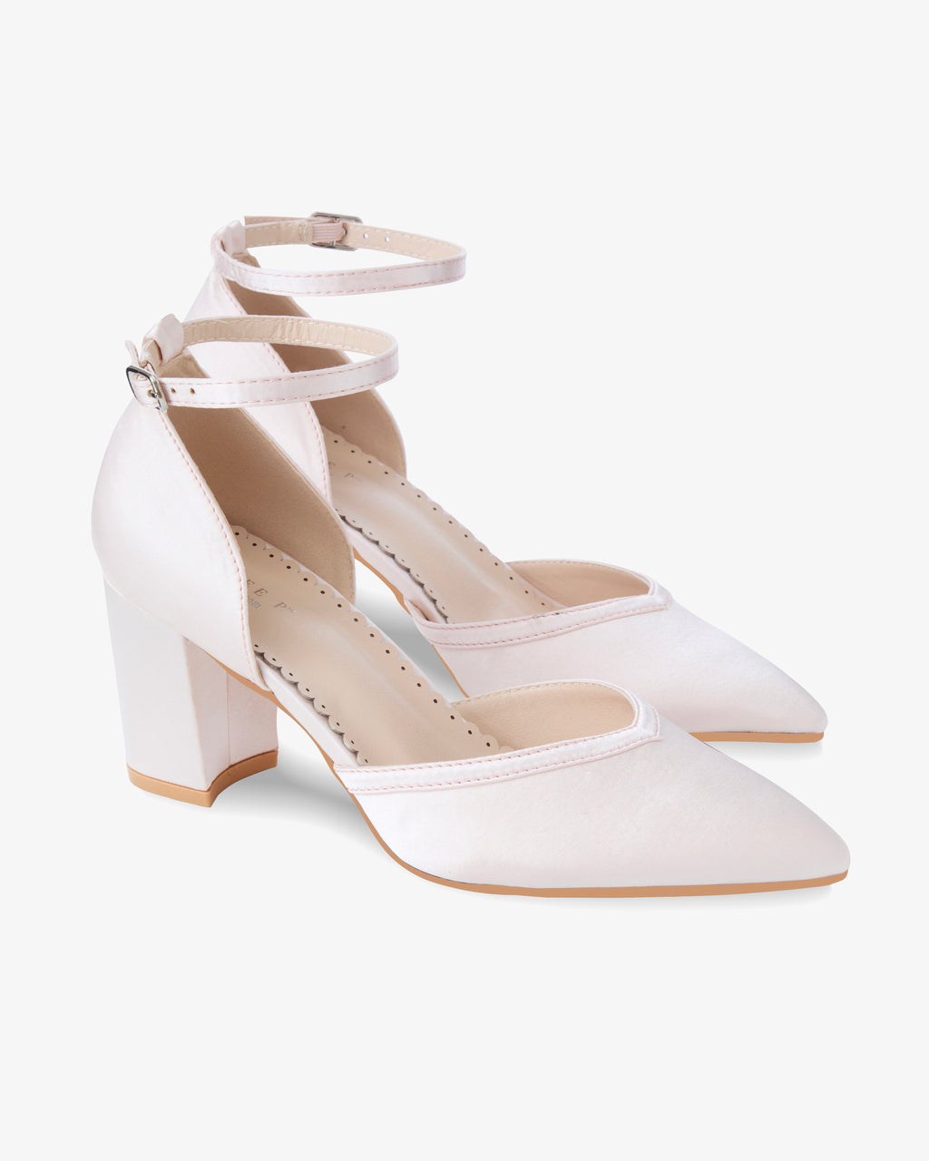 Satin Block Heels, Bridesmaids Heels, Evening Shoes, Prom Shoes ...