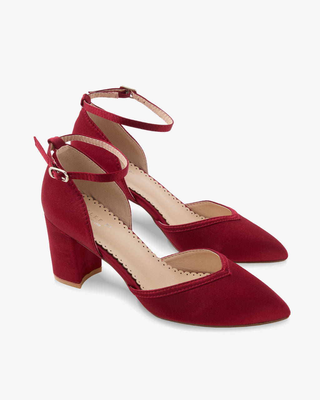 Satin Block Heels, Bridesmaids Heels, Evening Shoes, Prom Shoes ...