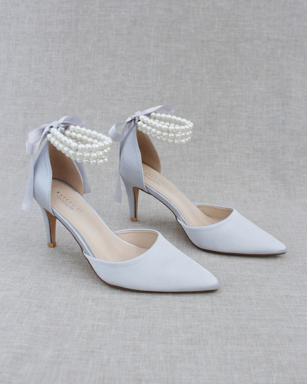 Trinity Pearl Wrap Bridal Shoes, Wedding Shoes, Bridesmaids Heels ...