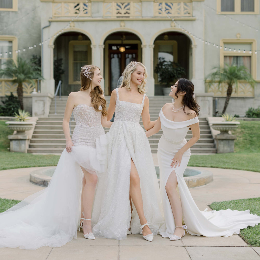 Women Kitten Heels | Low Wedding Heels for Brides, Bridesmaids and ...