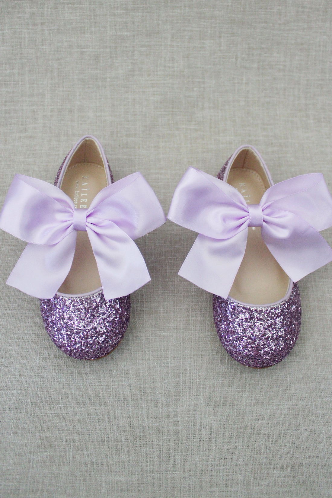 Kids Pink Shoes, Flower Girls Shoes, Birthday Shoes, Glitter Flats ...