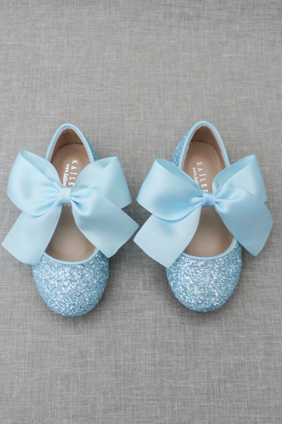 Kids Blue Shoes, Flower Girls Shoes, Birthday Shoes, Girls Shoes ...