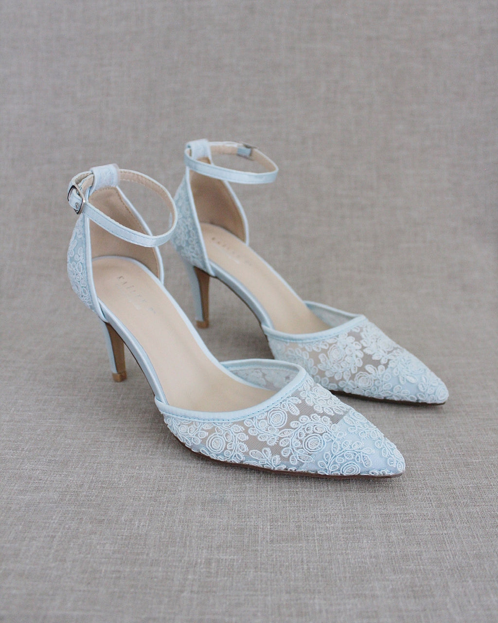 Lace Heels Wedding Shoes, Bridesmaids Shoes, Women Heels, Prom Shoes ...
