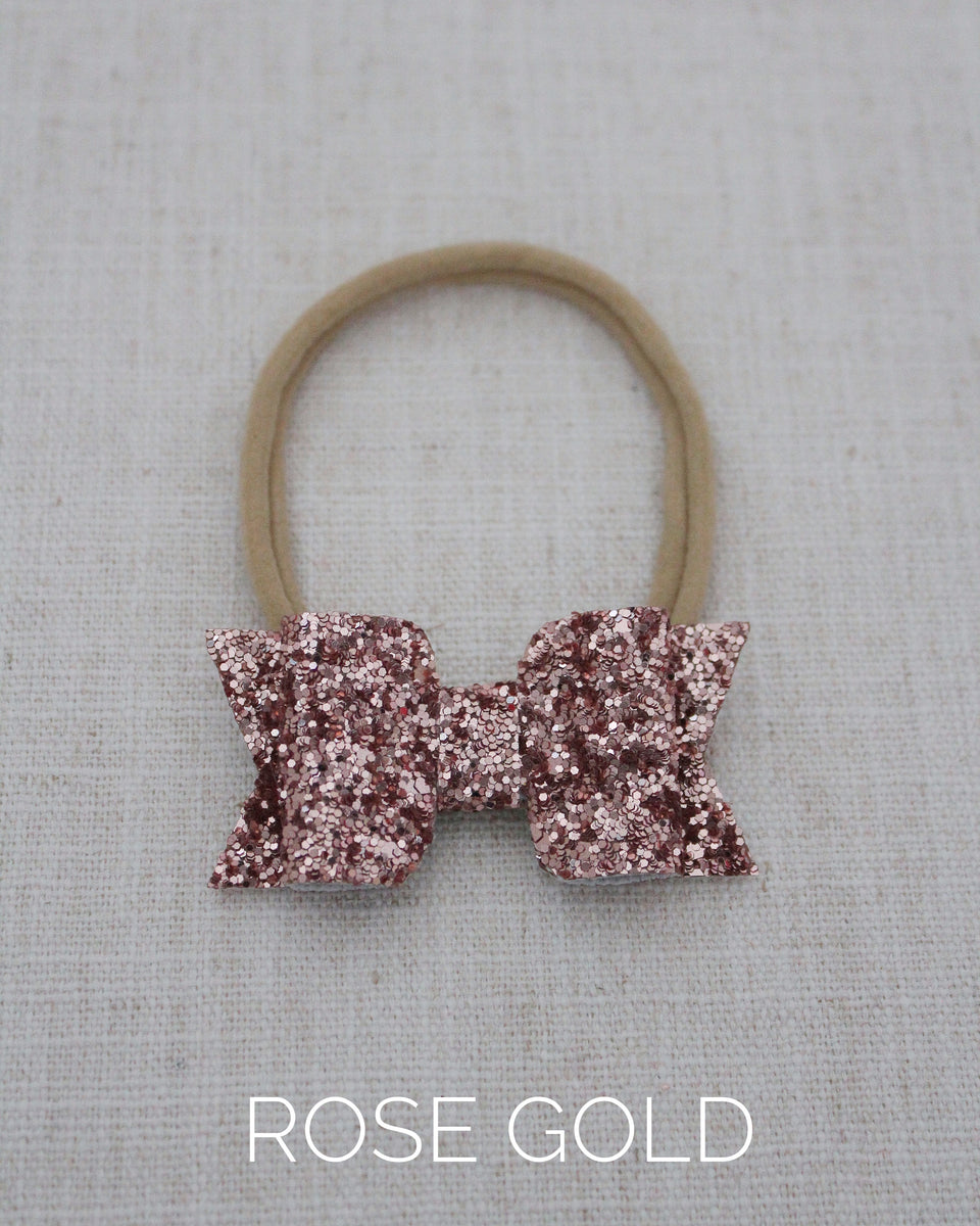 Rose Gold Rock Glitter Hair Clip or Shoe Clip- Girls Hair Accessories ...