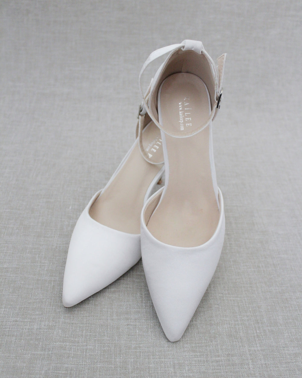 Simple Satin Wedding Heels, Bridesmaid Shoes, Bridal Shoes,Formal Shoes ...